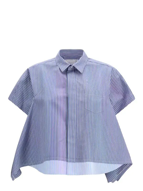 Sacai Striped Shirt - Blue