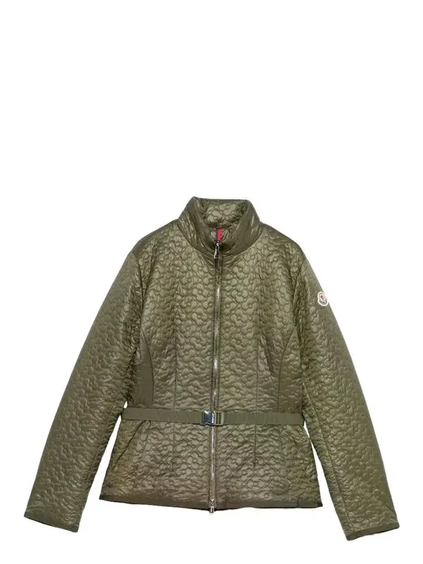 Moncler Flower-quilted Jacket - Green