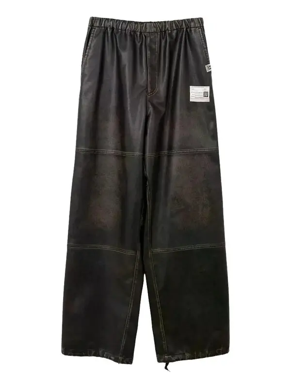 Mihara Yasuhiro Paneled Trousers - Black