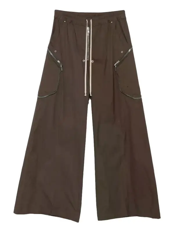 Rick Owens Zip Pocket Trousers - Brown