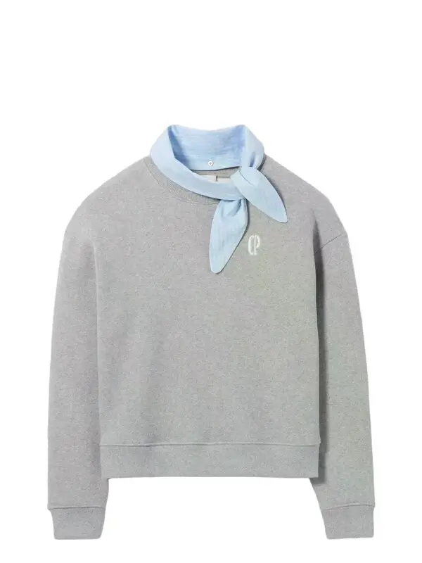 Claudie Pierlot Logo-embroidered Sweatshirt - Grey