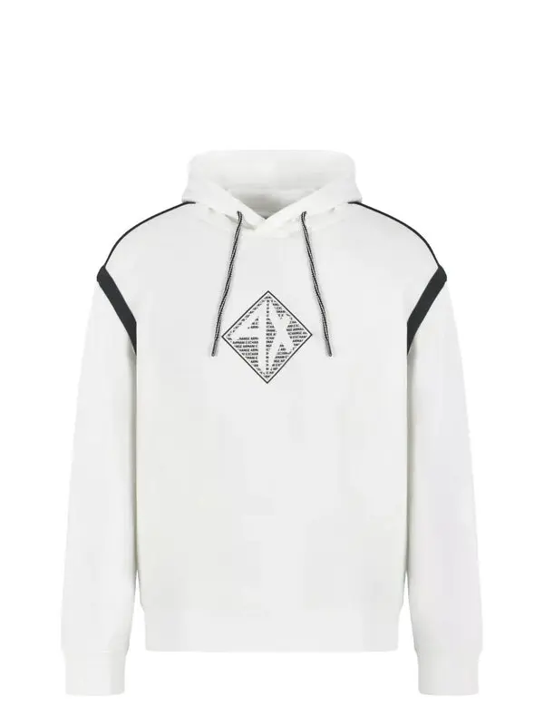 Armani Exchange Graphic Hoodie - White