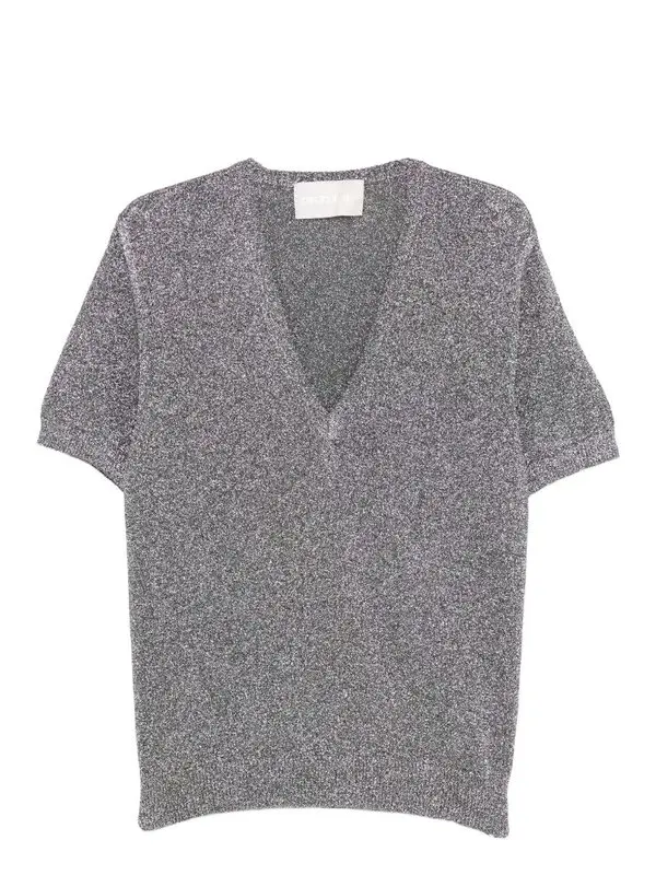 CIRCUS HOTEL Short-sleeve Top - Grey