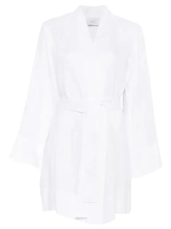MVP WARDROBE Belted Dress - White