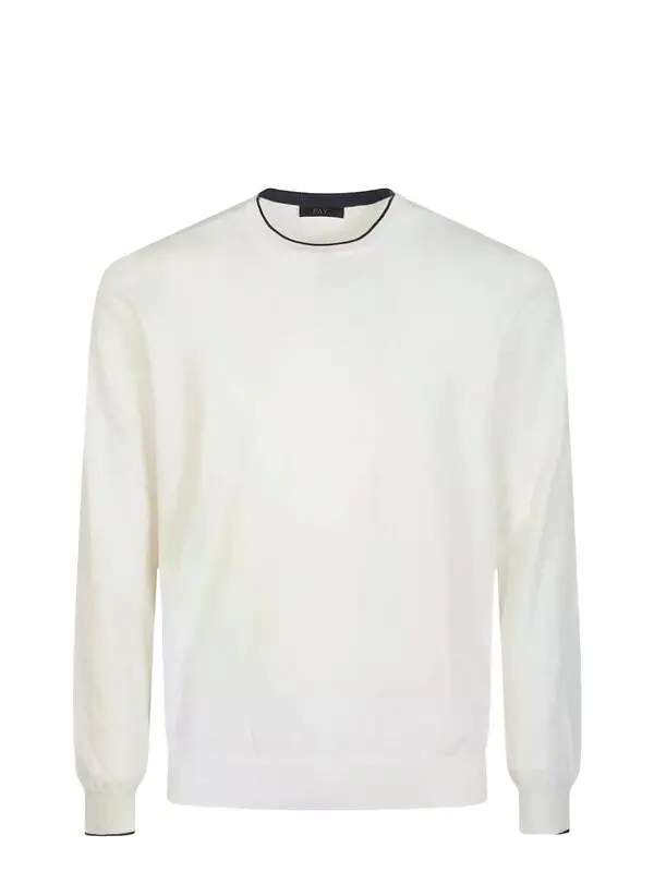FAY Long-sleeve Sweatshirt - White