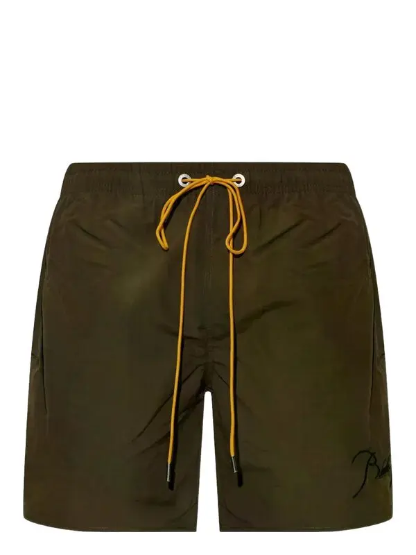 Rhude Drawstring Swim Shorts - Green