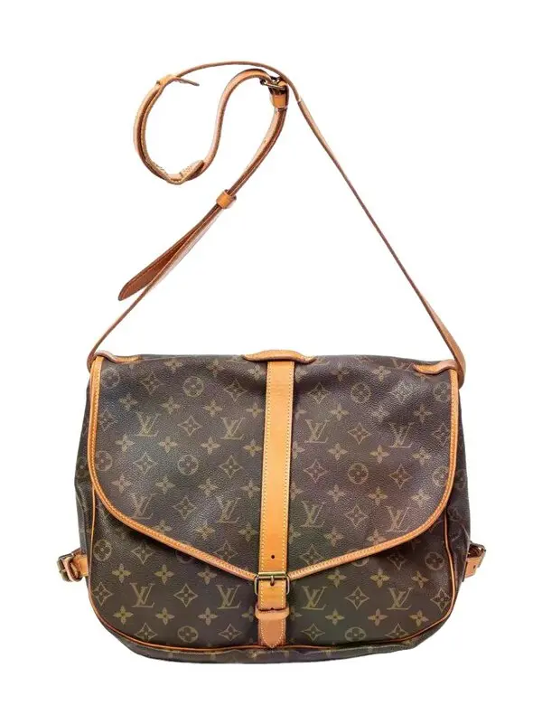 LOUIS VUITTON Gm Saumur Shoulder Bag - Brown