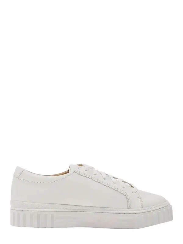 Clarks Mayhill Walk Flat Sneakers - White
