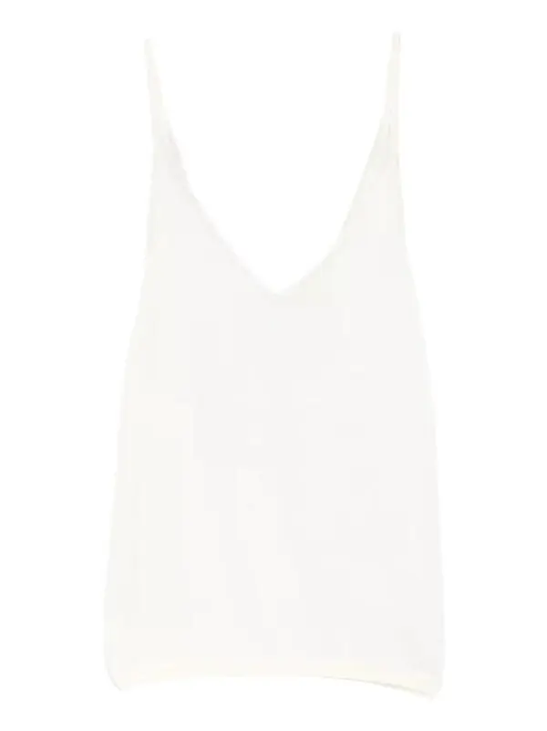 N°21 V-neck Top - White