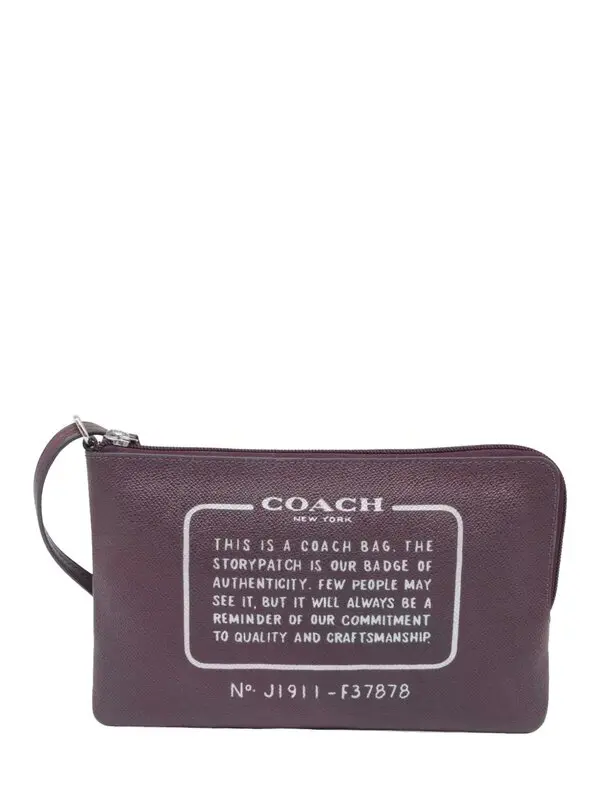 COACH® Wristlet Pouch - Purple