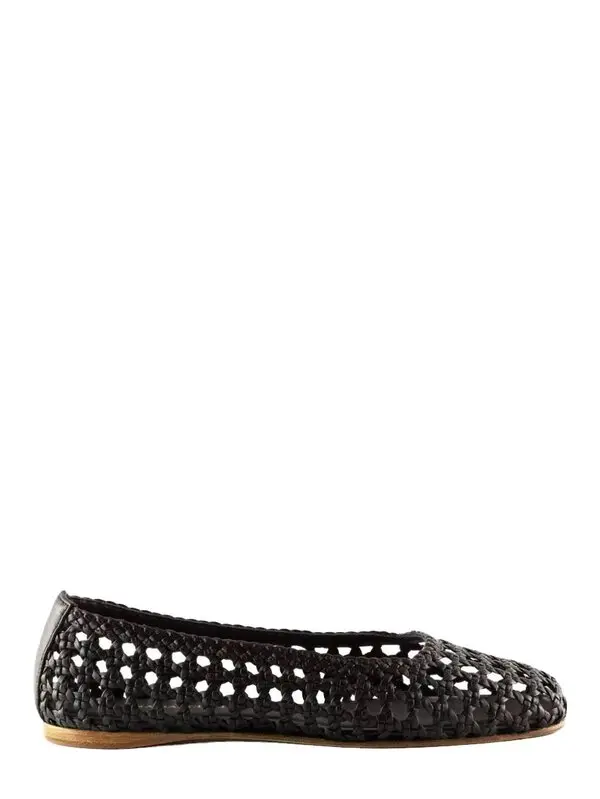 PALOMA BARCELO Woven Ballet Flats - Black