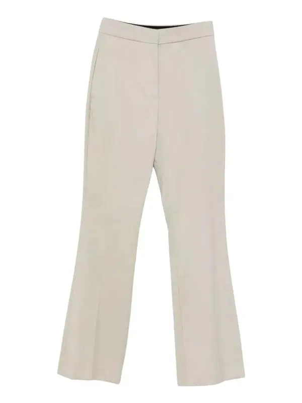 Erika Cavallini Flared Trousers - Neutrals