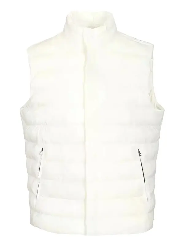 Herno Zip-up Padded Gilet - White