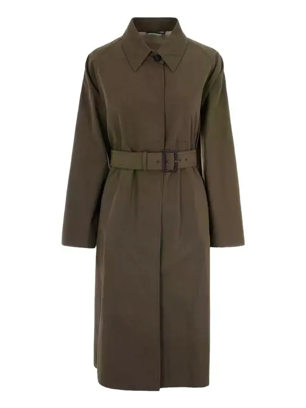 Max Mara Belted Trench Coat - Green