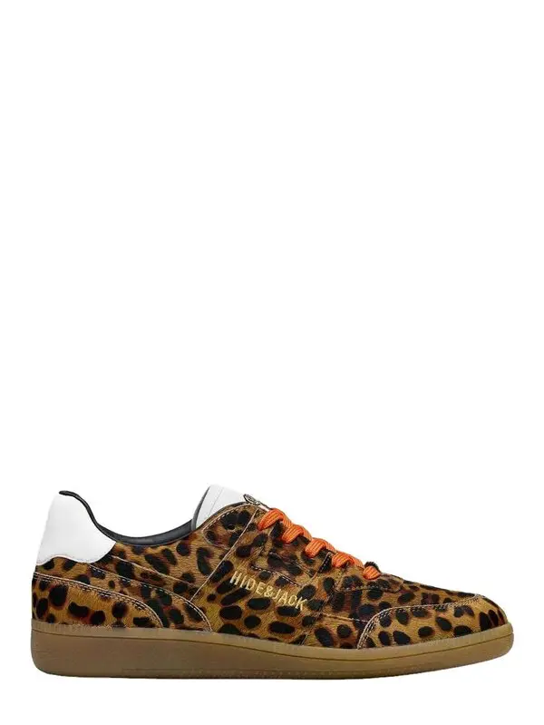 HIDE&JACK Shaggy Animal-print Sneakers - Brown
