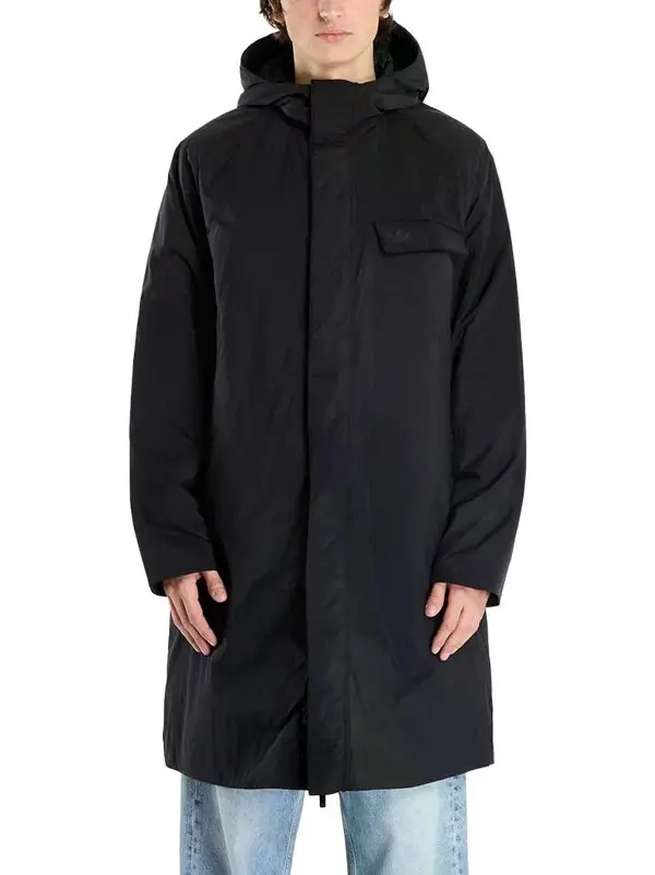 Adidas Hooded Pocket Parka - Black
