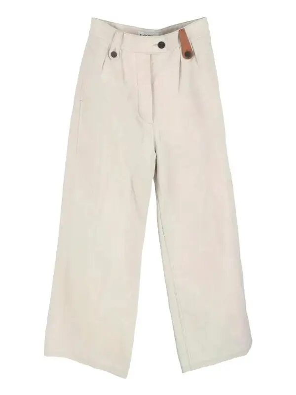 Loewe Wide-leg Trousers - Neutrals