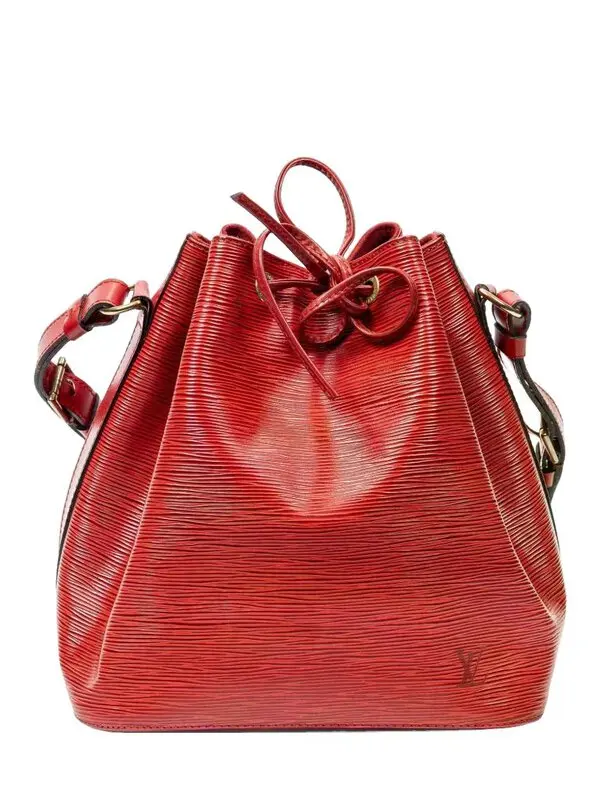 LOUIS VUITTON 1995 Pm Noé Bucket Bag - Red