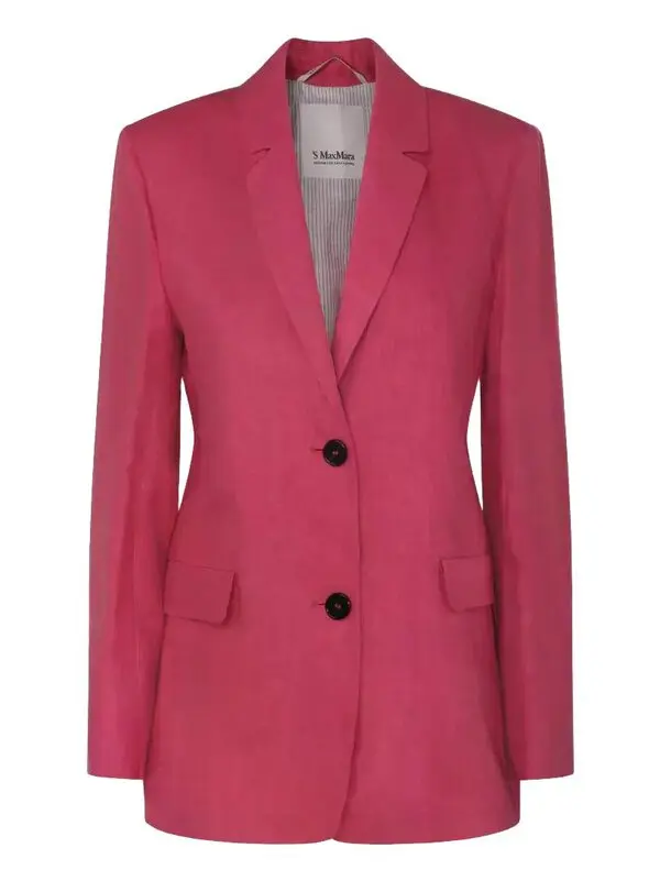 Max Mara Button-up Blazer - Pink