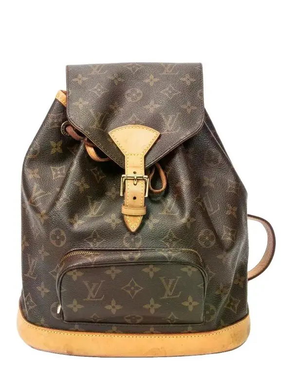LOUIS VUITTON 2000 Montsouris Monogram Backpack - Brown