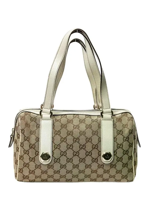 Gucci Monogram Shoulder Bag - Neutrals