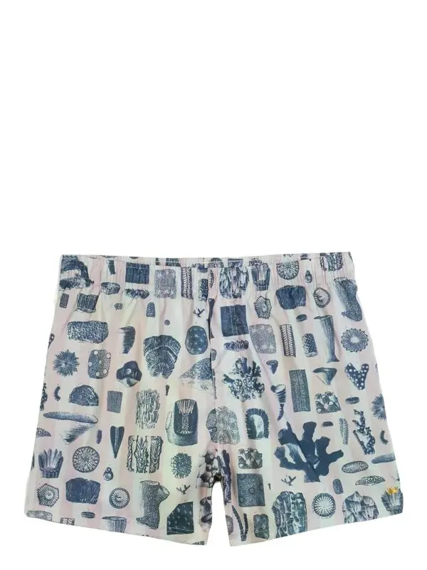 OSKLEN Print Swim Shorts - White