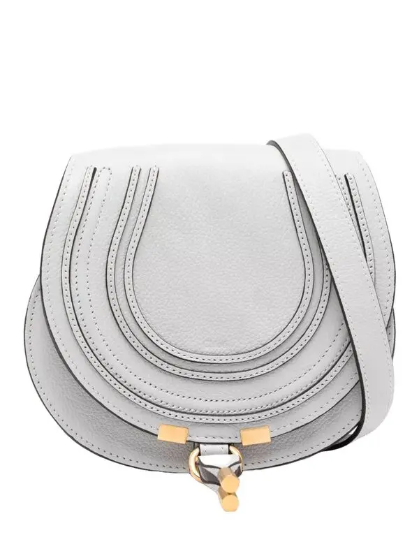 Chloé Leather Crossbody Bag - Grey
