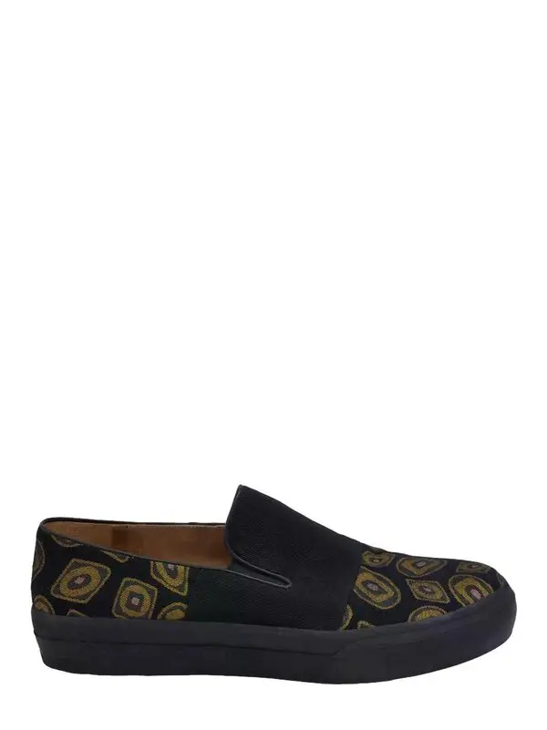 Dries Van Noten Jacquard Elastic Slip-on Sneakers - Black