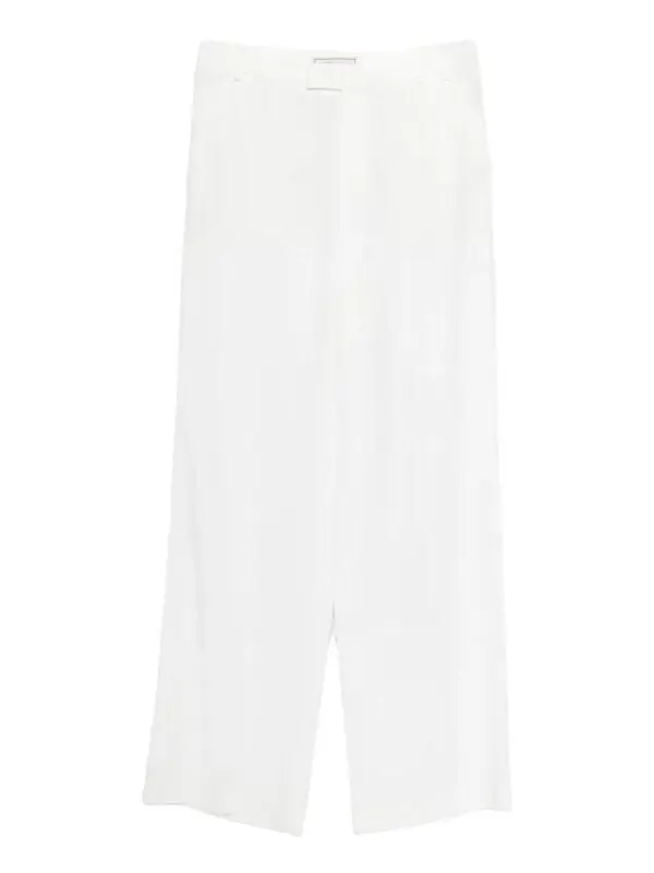 Blumarine Wide-leg Trousers - White