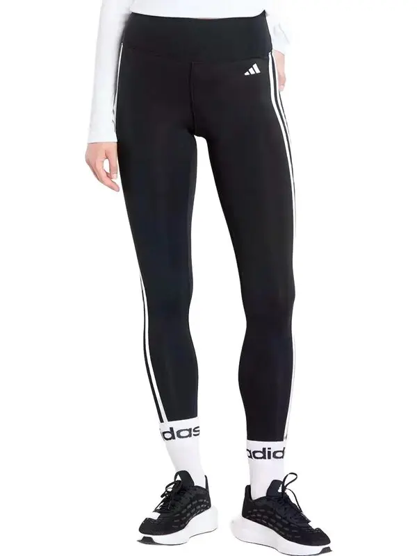 Adidas Essentials 3-stripes High-waisted 7/8 Leggings - Black