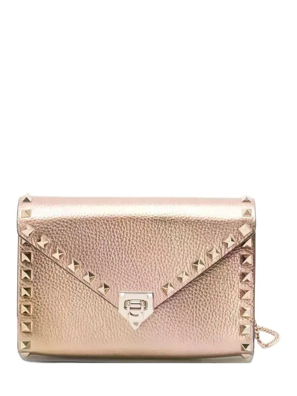 Valentino Garavani Rockstud Leather Satchel - Pink