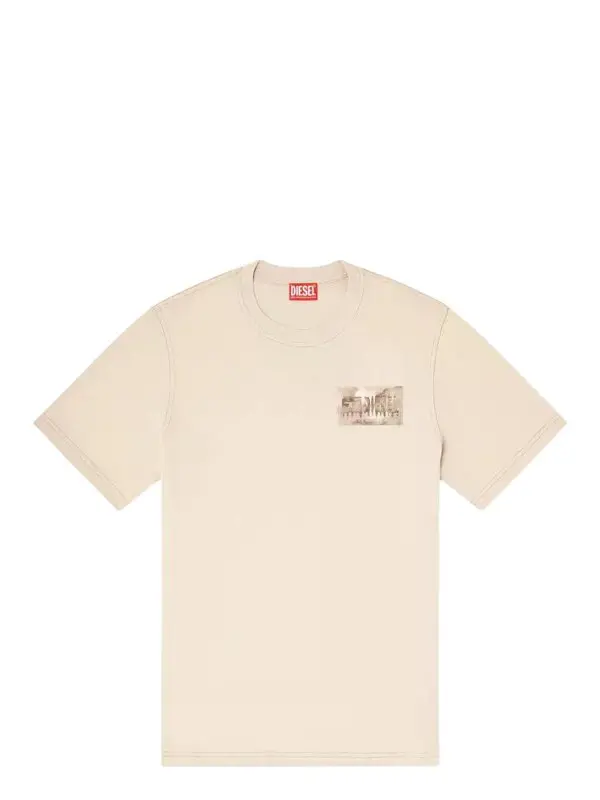 DIESEL® T-adjust-v4 Crew-neck T-shirt - Neutrals