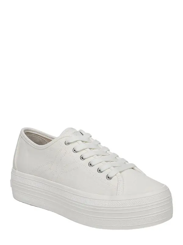 Veronica Beard Truett Platform Sneakers - Coconut
