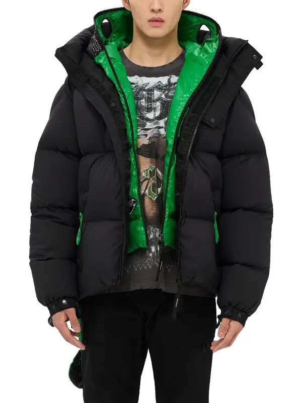 ALPHA STYLE Kudu Puffer Jacket Darkshine Edition - Black