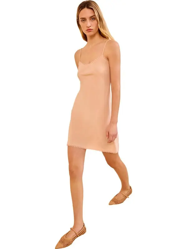 Ulla Johnson Mira Silk Slip Dress - Blush