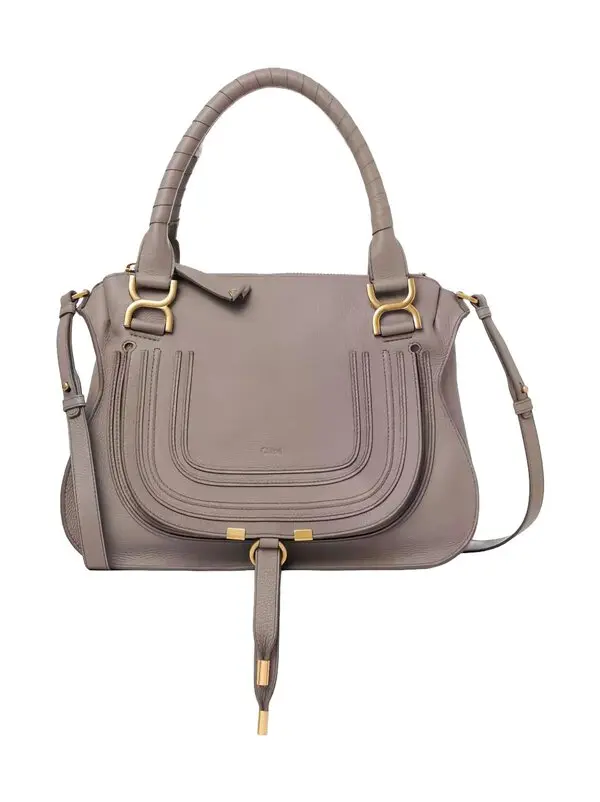 Chloé Small Marcie Shoulder Bag - Grey