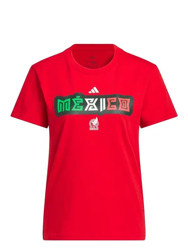 Adidas Mexico National Team Jersey Hook T-shirt - Red