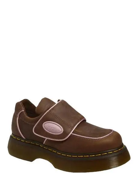 Dr. Martens Buzz Strap Platform Shoes - Dark Brown