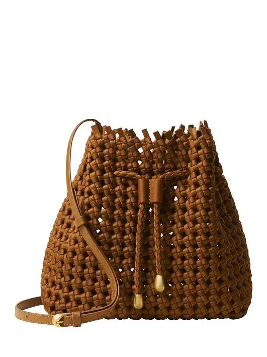 NAGHEDI Medium Mallorca Bucket Bag - Teak
