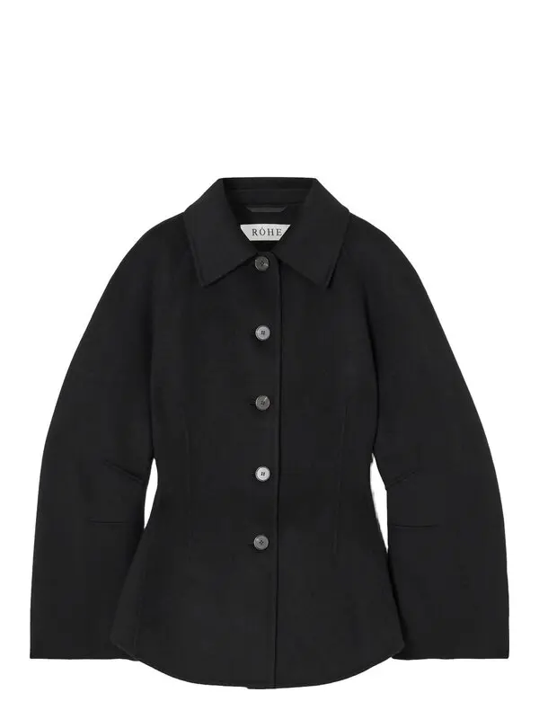 RÓHE Wool Jacket - Black