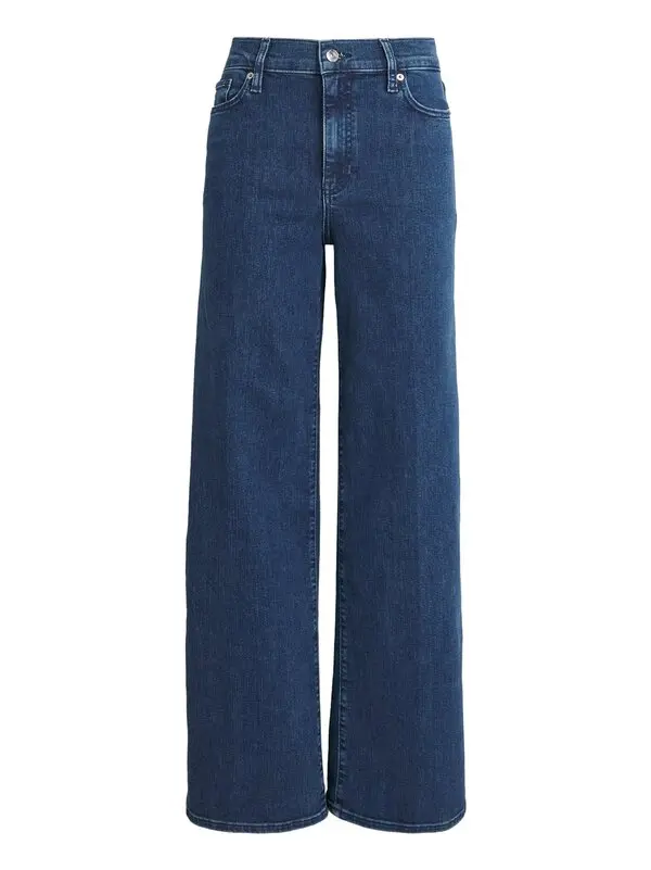 FRAME Le Slim Palazzo Bootcut Jeans - Blue