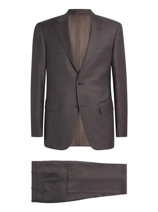 Canali Wool 2-piece Suit - Brown