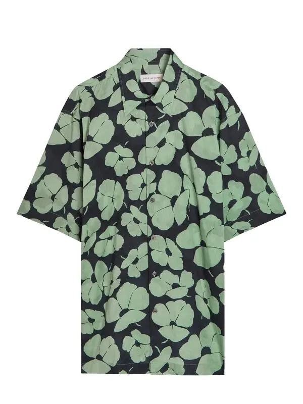 Dries Van Noten Corbino Floral Cotton Shirt - Multicoloured 1