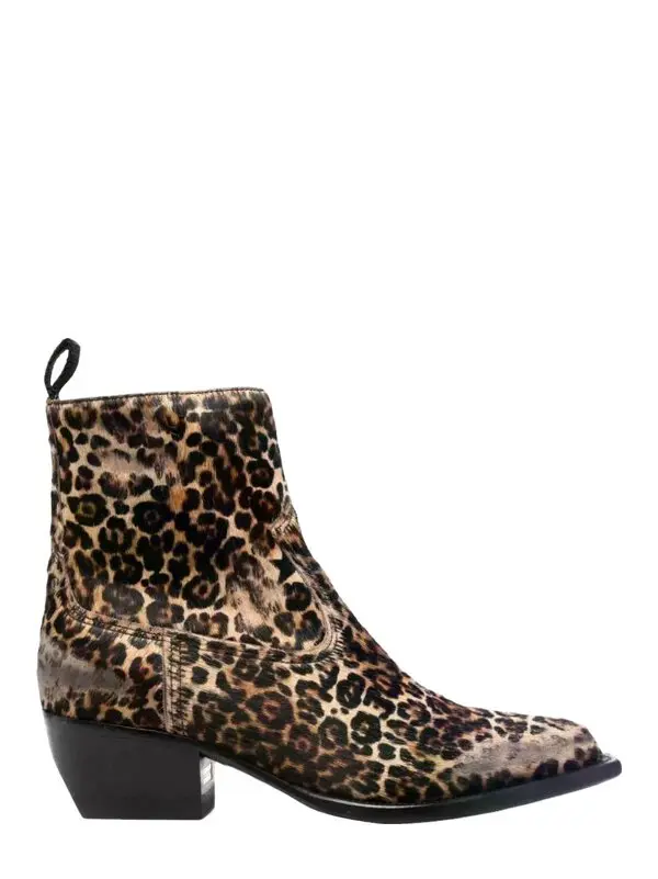 GOLDEN GOOSE Leopard-print Boots - Neutrals