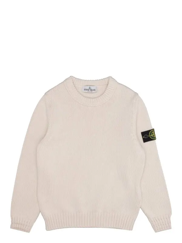 Stone Island Cotton-blend Sweater - Natural