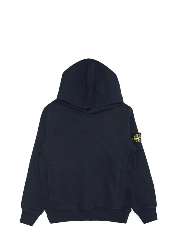 Stone Island Hooded Sweatshirt - Blue