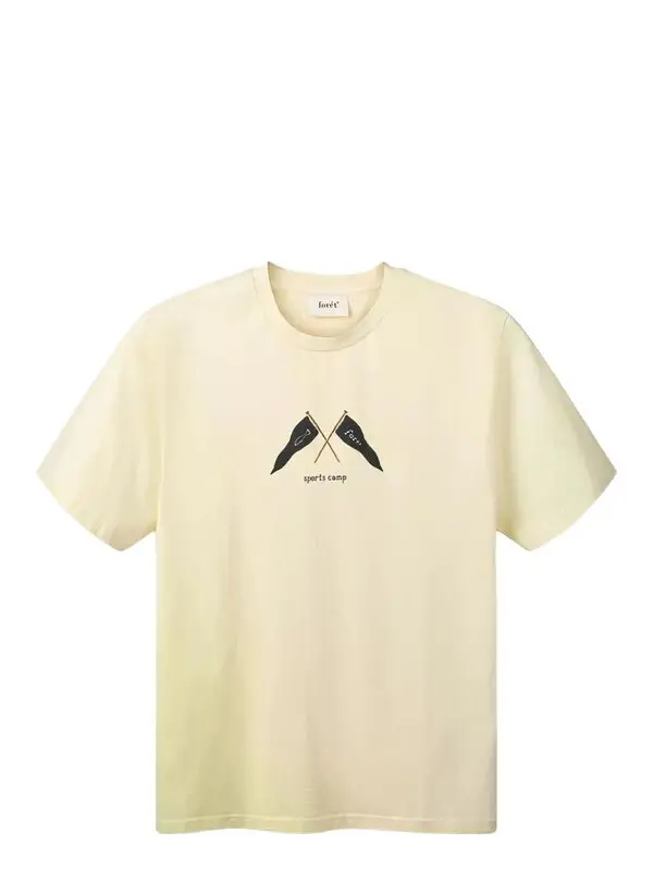 FORET Pennant T-shirt - Neutrals
