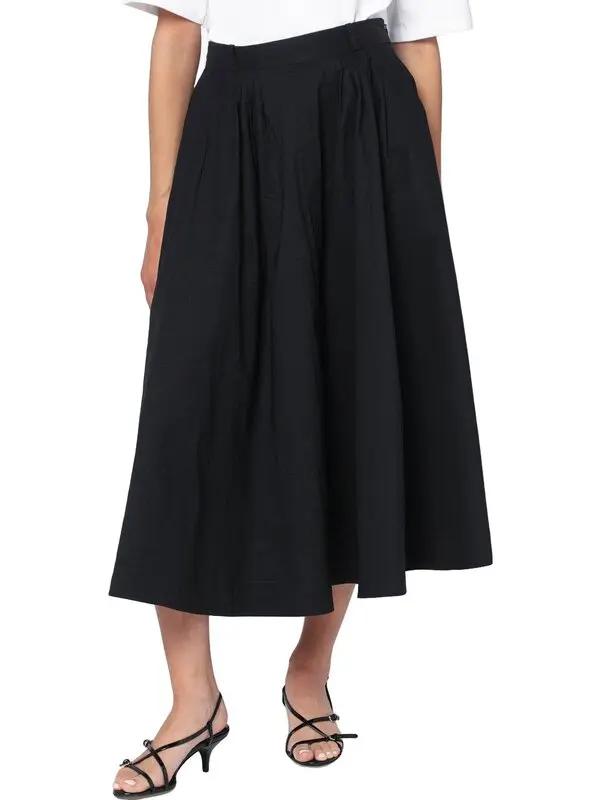 MKDT STUDIO Novo Pleated Skirt - Black