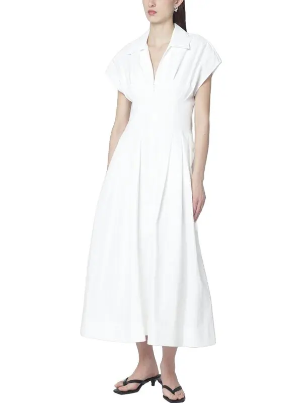 Simkhai Farlow Midi Dress - White
