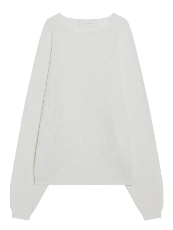 Fear Of God Nylon Blend Crewneck Sweater - White